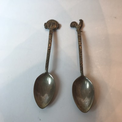 Souvenir Spoons - Mexico Sterling Silver Souvenir Spoons