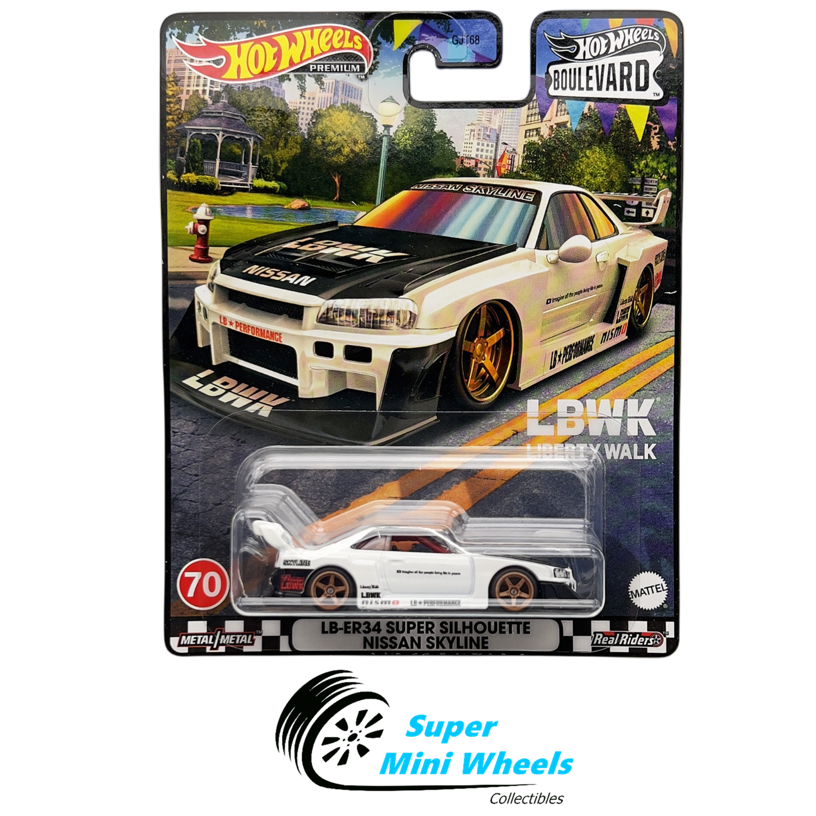 Hot Wheels Boulevard LB-ER34 Super Silhouette Nissan Skyline Hot Wheels Boulevard LB-ER34 Super Silhouette Nissan Skyline