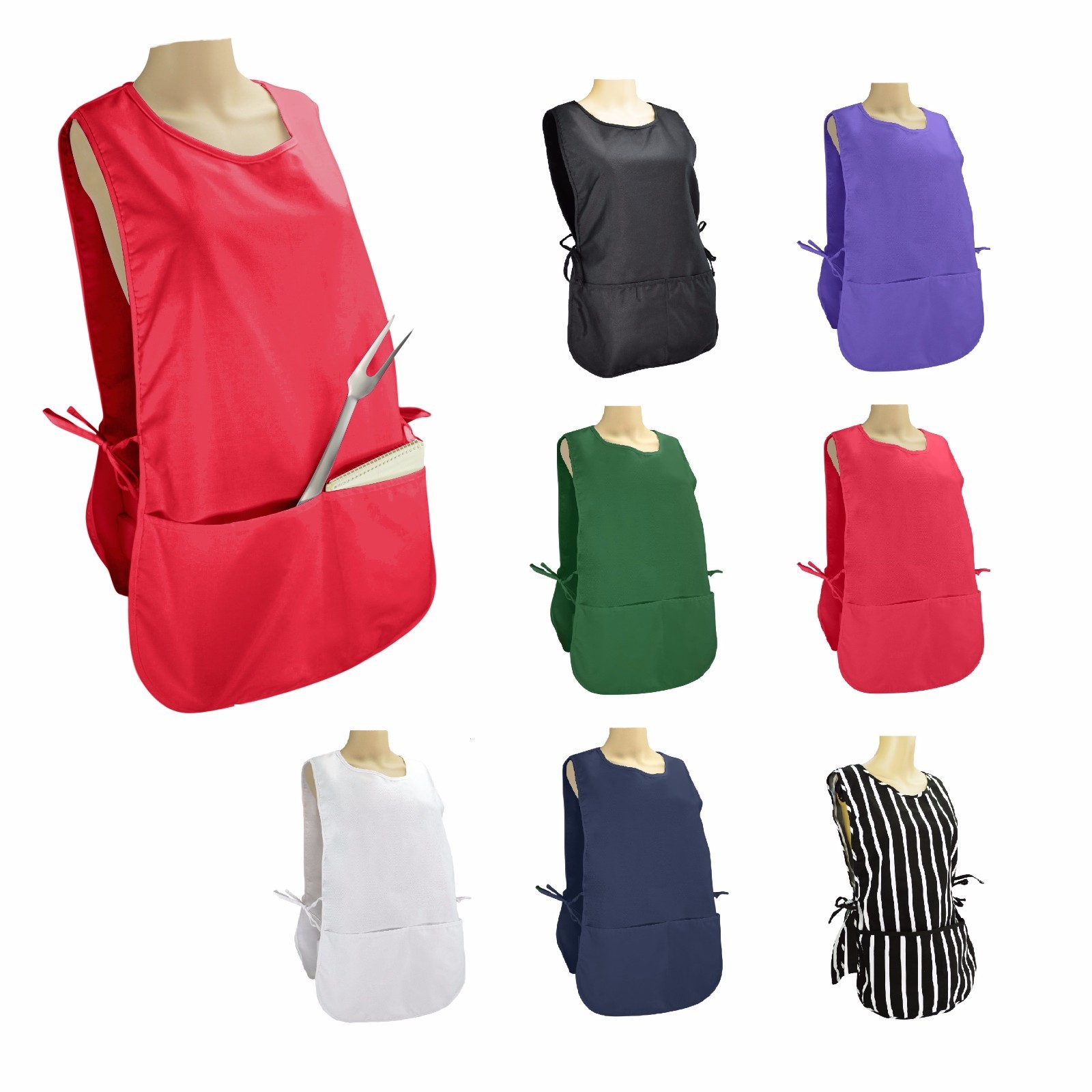 DALIX Cobbler Apron 2 Pockets Smock Regular 28.5 x 18.5 2 PACK