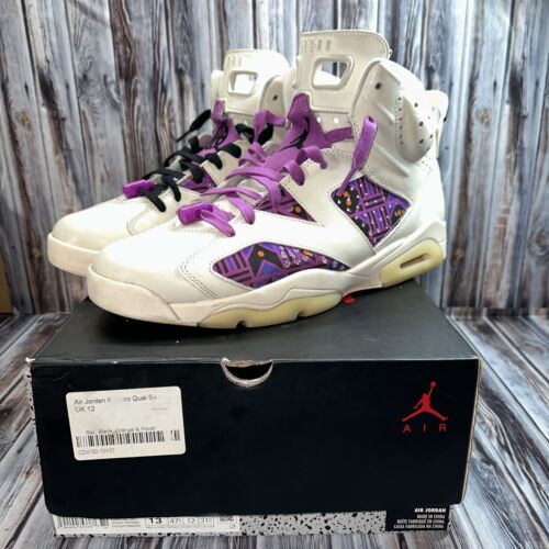 Nike Air Jordan 6 Retro Quai 54 Sail Brown Size 13 OG VI Nike Air Jordan 6 Retro Quai 54 Sail Brown Size 13 OG VI
