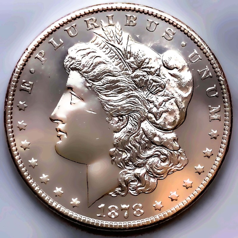 1878-S BETTER DATE AU/UNC MORGAN SILVER DOLLAR 90% $1 COIN US #J922の ...
