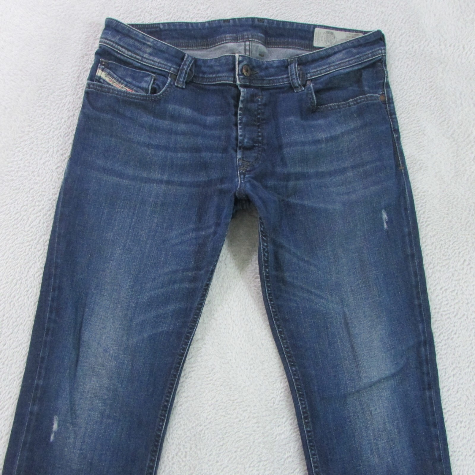Diesel Jeans Mens W34 L30 Blue Crop Slim Skinny Denim Diesel Jeans Mens W34 L30 Blue Crop Slim Skinny Denim
