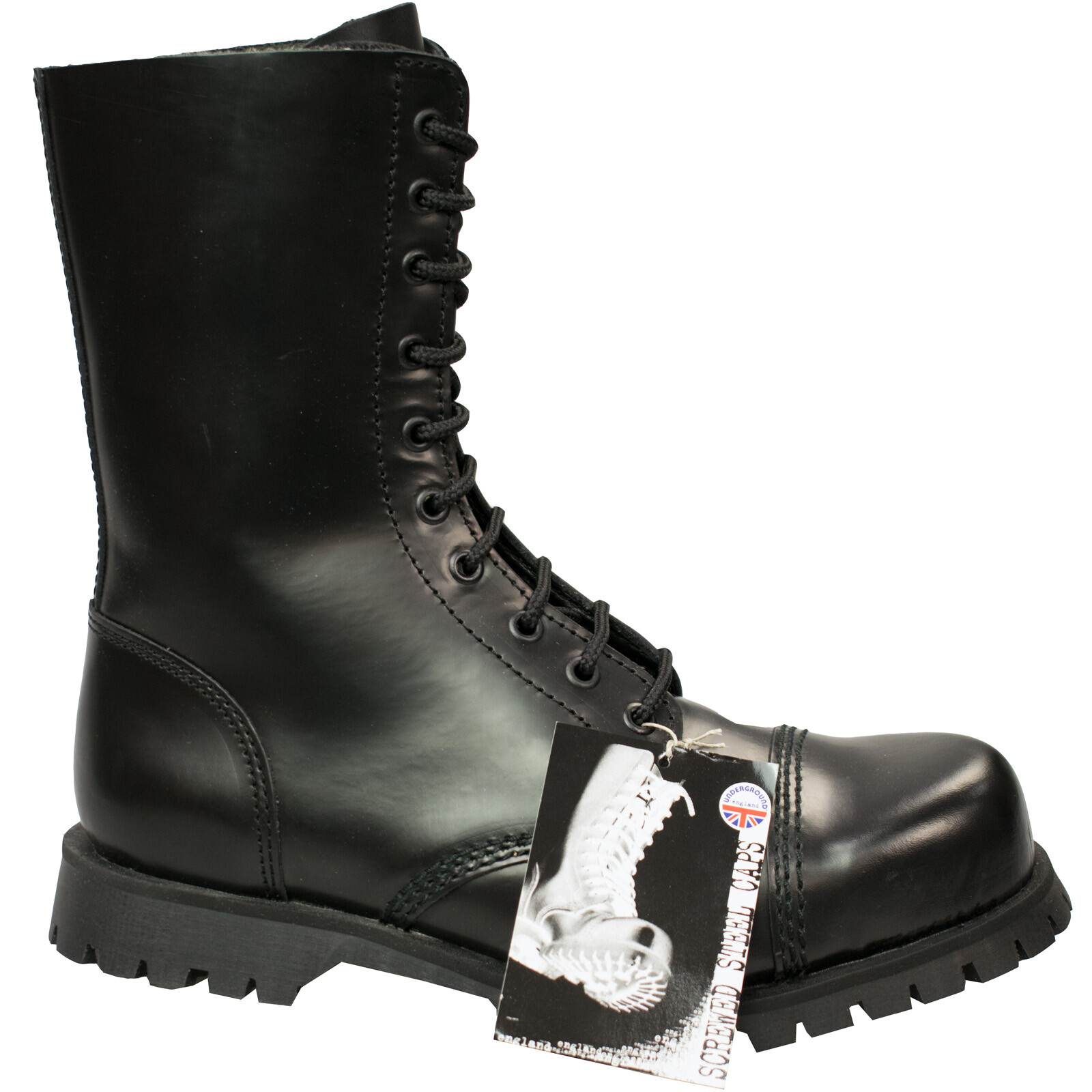 Pre-owned Underground Shoes Unisex 10-loch Ranger Schwarz 7703 ...
