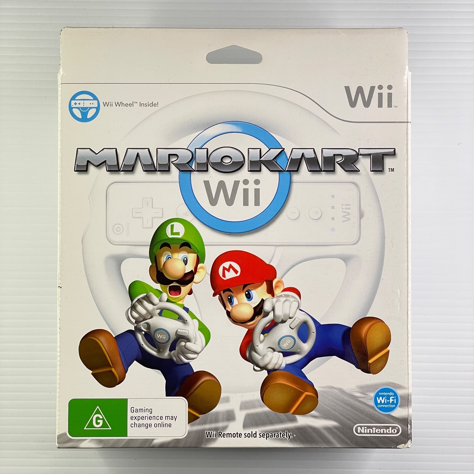 Mario Kart Wii Game and Wheel Big Box Nintendo Wii eBay