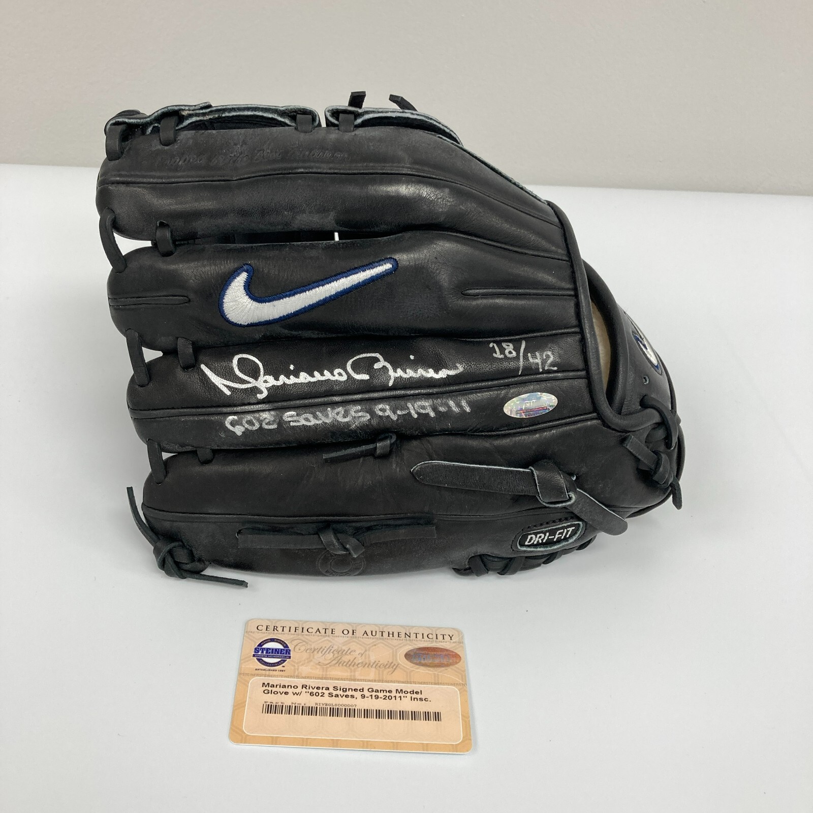 Mariano Rivera Signed Authentic Nike Game Model Baseball Mariano Rivera Signed Authentic Nike Game Model Baseball