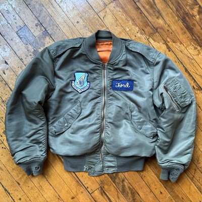 Vintage 60s 70s Vietnam L-2B Size M/L Military Flight Jacket Named w/ PatchesのeBay公認海外通販｜セカイモン