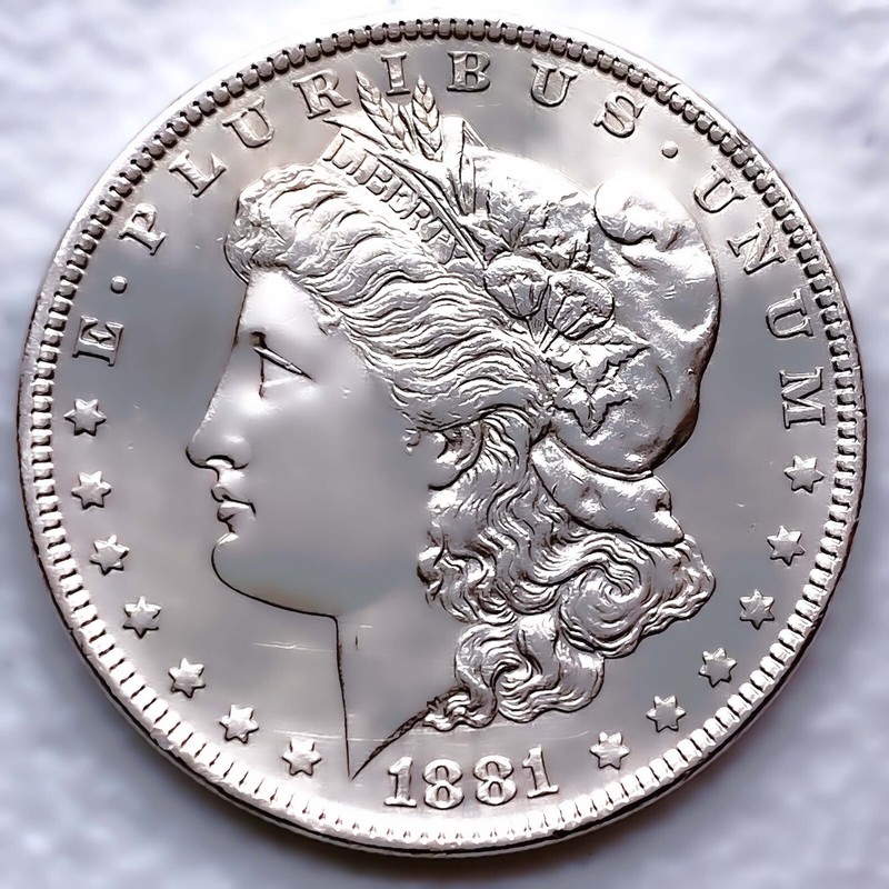 1881-O AU/UNC MORGAN SILVER DOLLAR 90% $1 COIN US #F558のeBay公認海外通販｜セカイモン