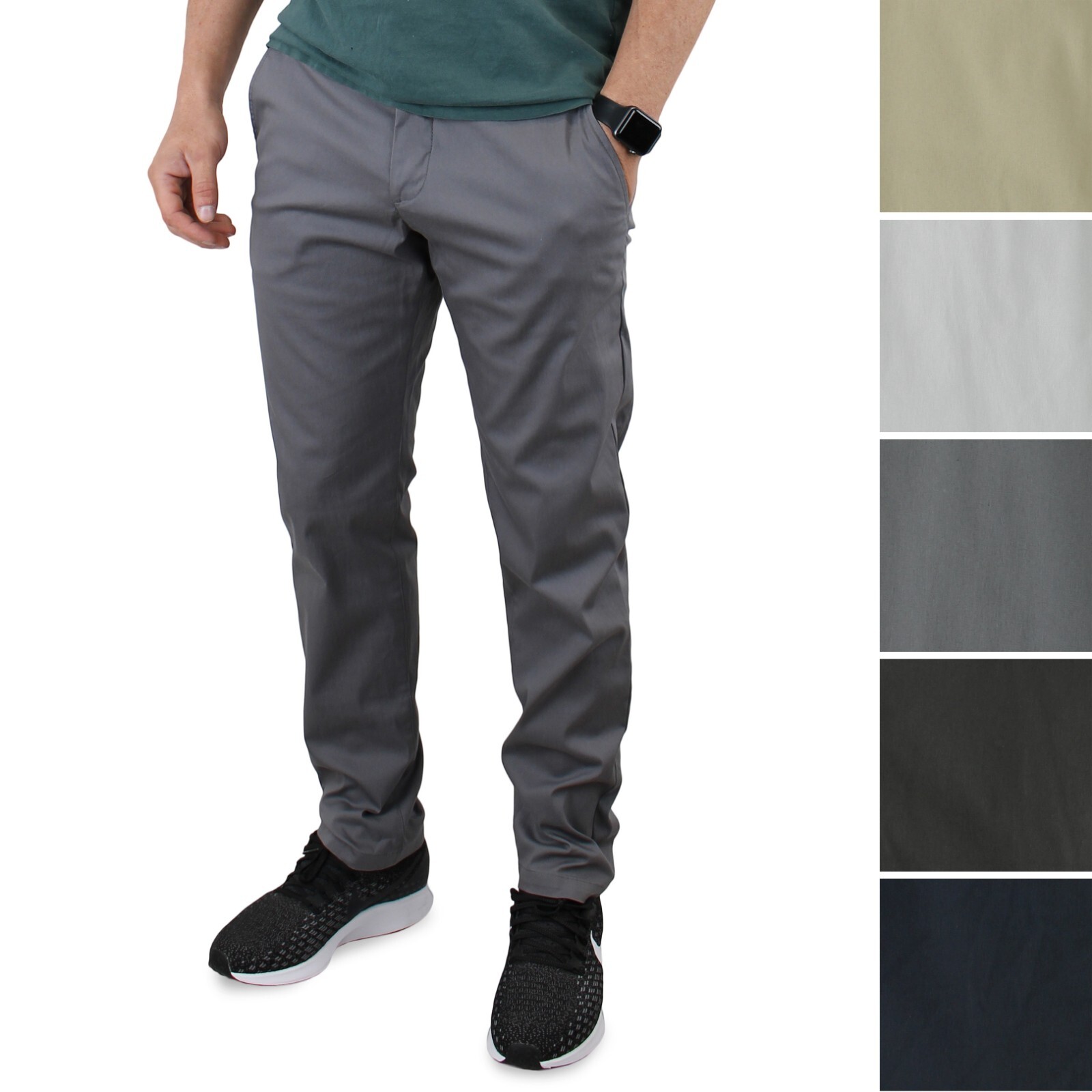 Birddogs Men's Chino Pants Built-In Liner 6-Pocket, Slim Fit Birddogs Men's Chino Pants Built-In Liner 6-Pocket, Slim Fit
