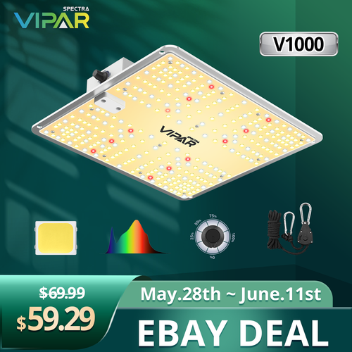 Full Spectrum Indoor | Viparspectra V1000 Led Grow Light