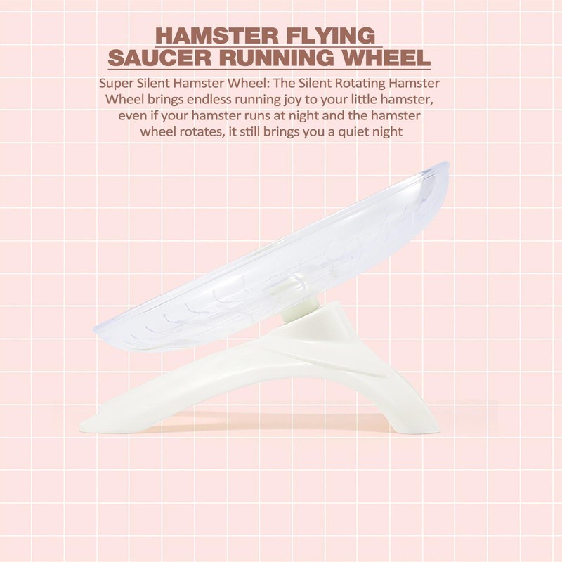 Flat Running Disc Small Animal Flying Saucer Exercise Wheel Hamster Mi ...