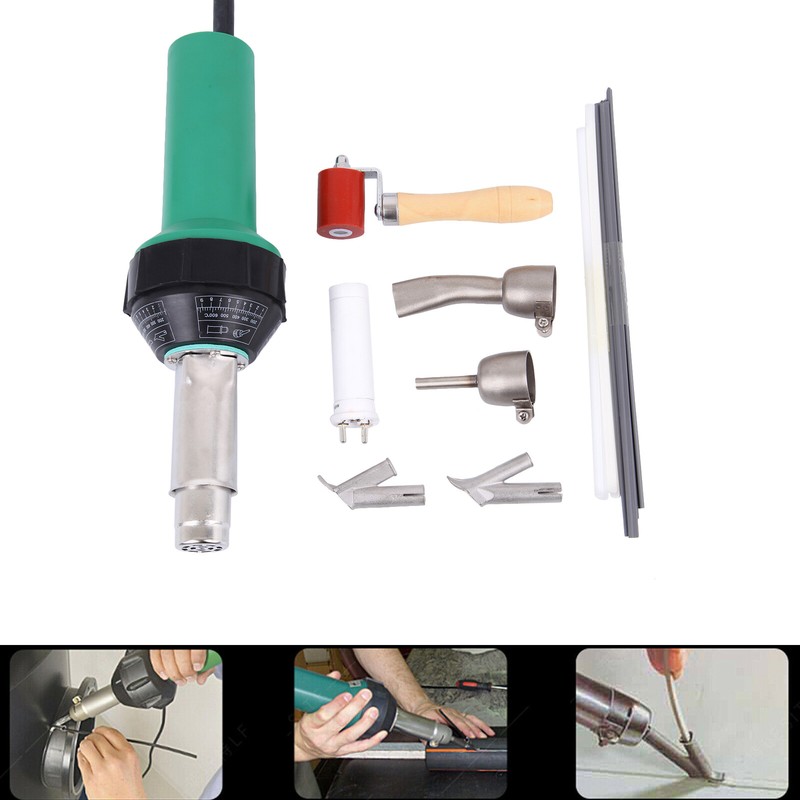 1600W Hot Air Welding Gun Kit Plastic Welder
