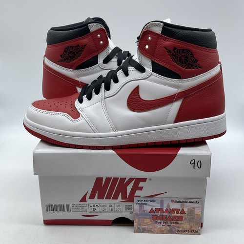 Size 9 - Jordan 1 Retro OG High Heritage White Black Red Size 9 - Jordan 1 Retro OG High Heritage White Black Red