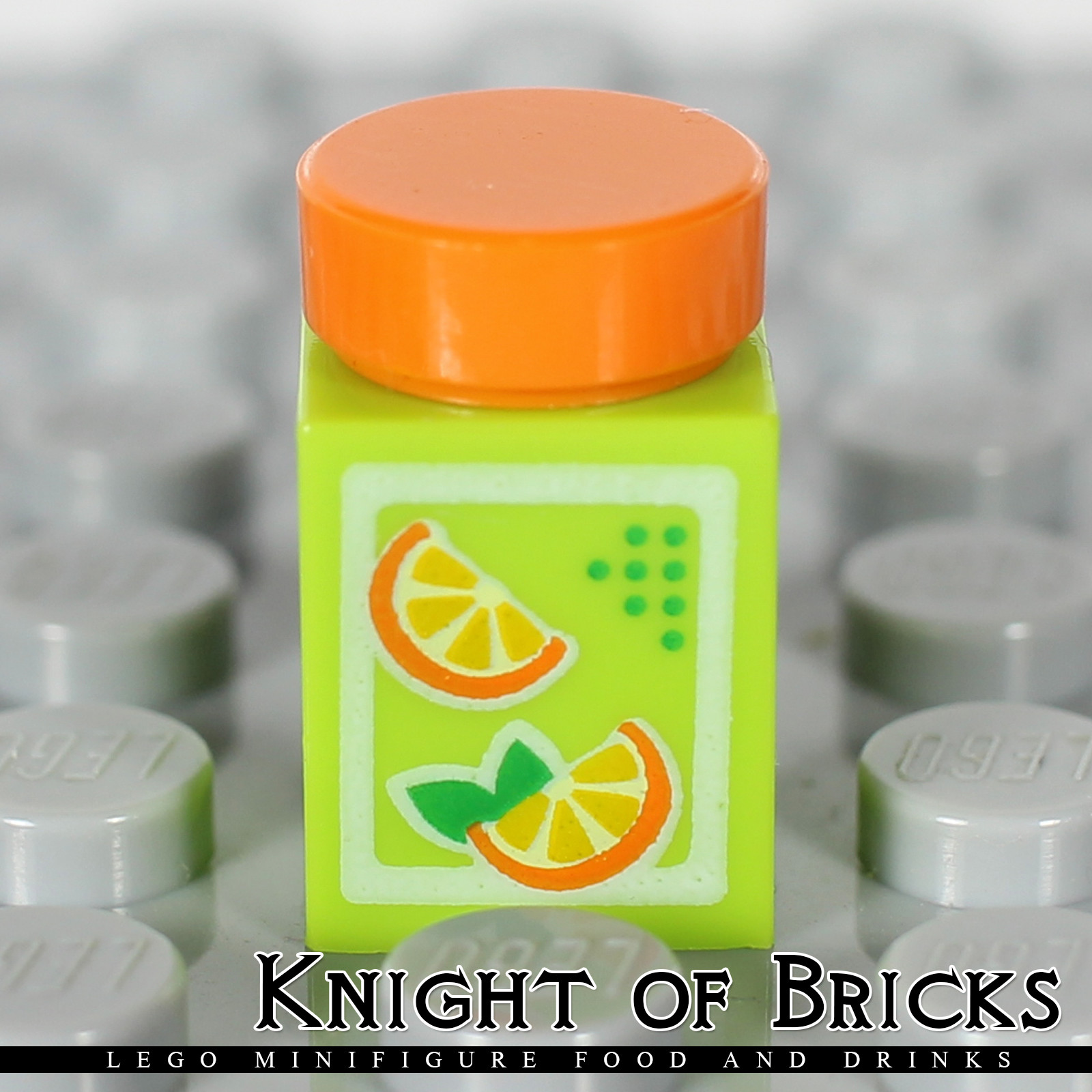 LEGO Minifigure Food ORANGE Juice Carton Friends Kitchen Drink | eBay