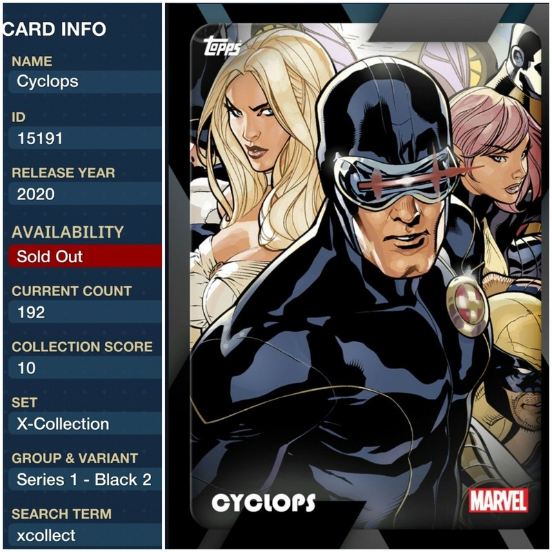 2019 Flair Marvel - Cyclops Cards