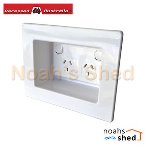 Recessed Wall Point Single-Gang - White for sale online | eBay