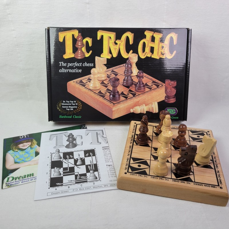 Tic Tac Chec (1995) Board Game – Board Game Guys