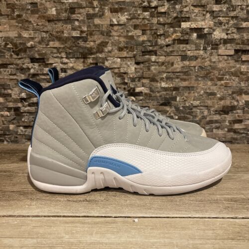 Nike Air Jordan 12 Retro BG UNC Wolf Grey University Blue Nike Air Jordan 12 Retro BG UNC Wolf Grey University Blue