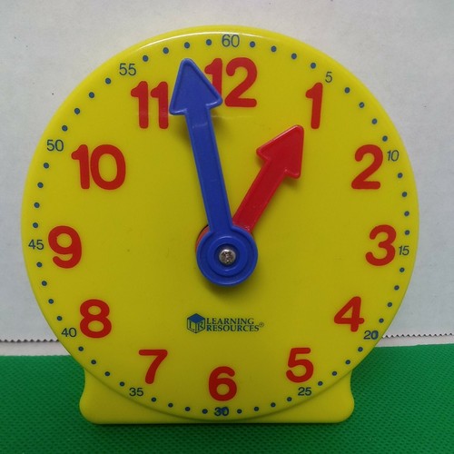 Купить Время Learning Resources Clock Learn To Tell Time 4" x 4 ...