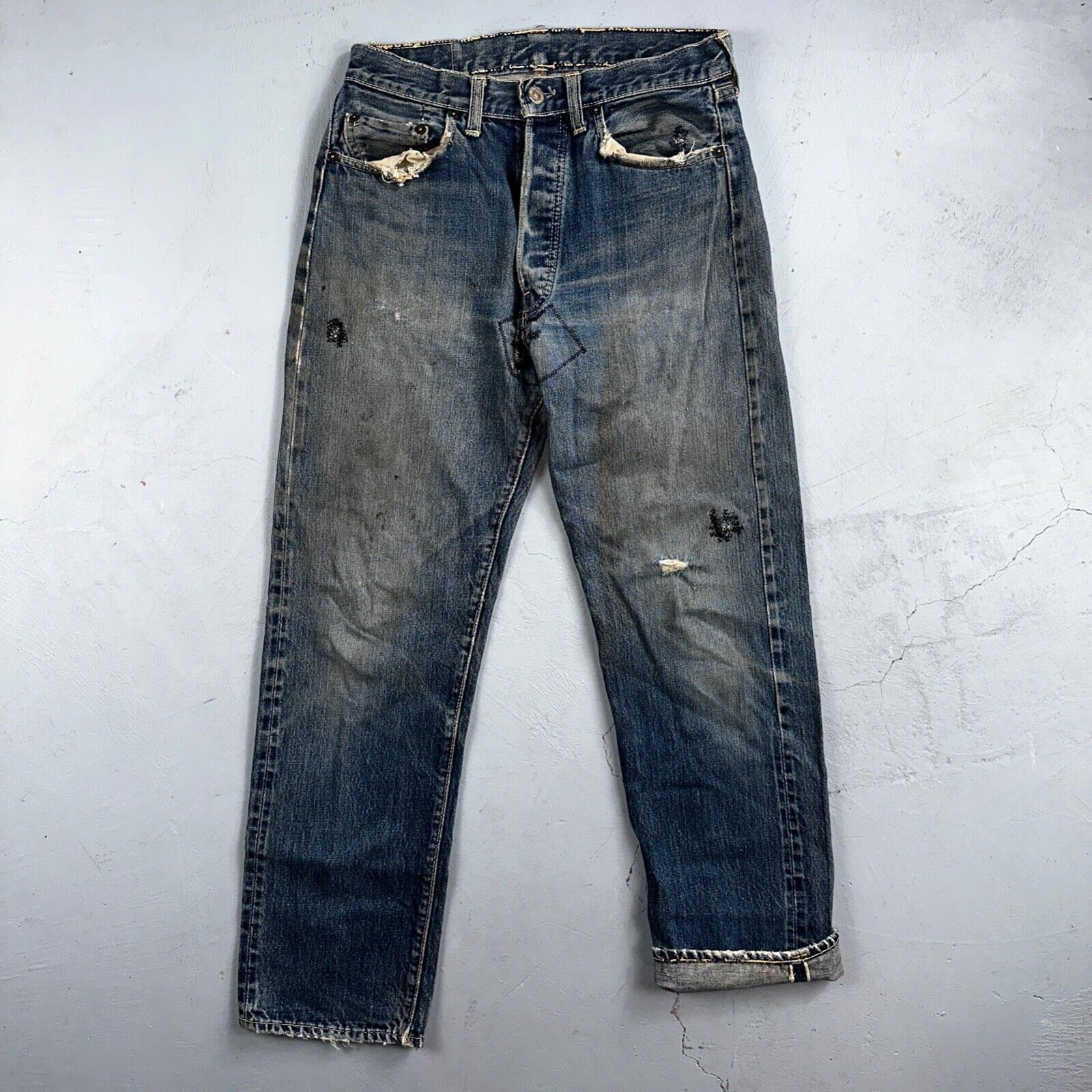 Levis 501 Big E Vintage 60s Redline Selvedge USA XX 1960s Levis 501 Big E Vintage 60s Redline Selvedge USA XX 1960s