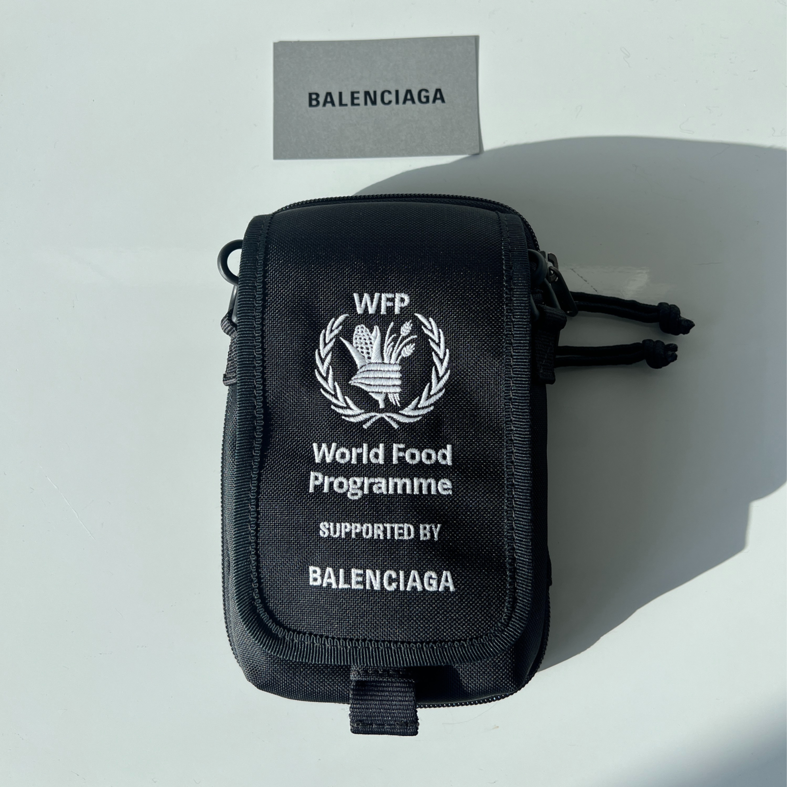 Brand New Balenciaga World Food Programme Side Pouch Brand New Balenciaga World Food Programme Side Pouch