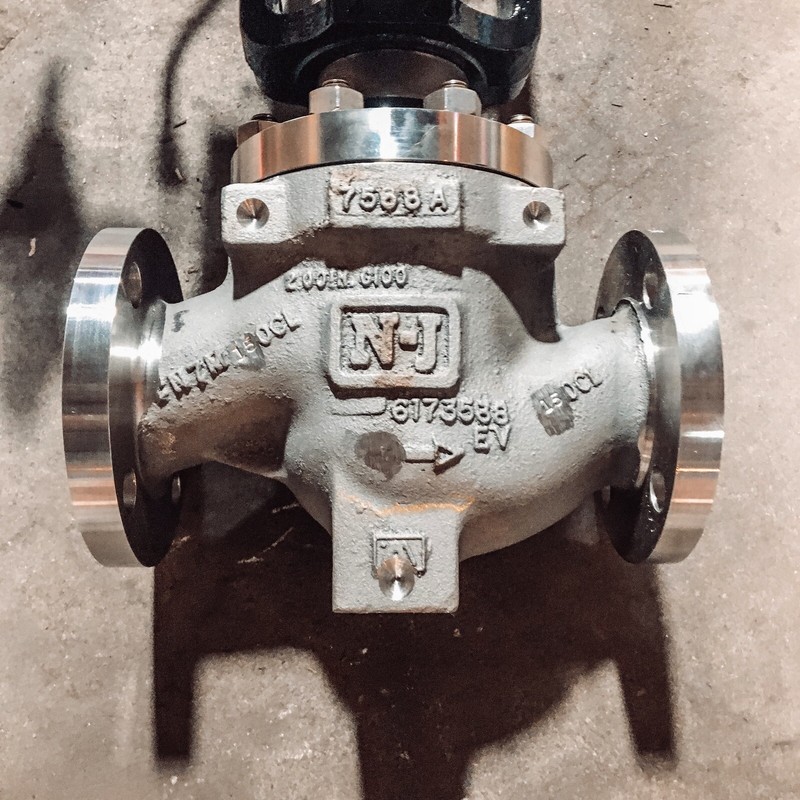 KOSO HAMMEL DAHL G110JG032ECJA ANGLE GLOBE CONTROL VALVE 2” 150 ...