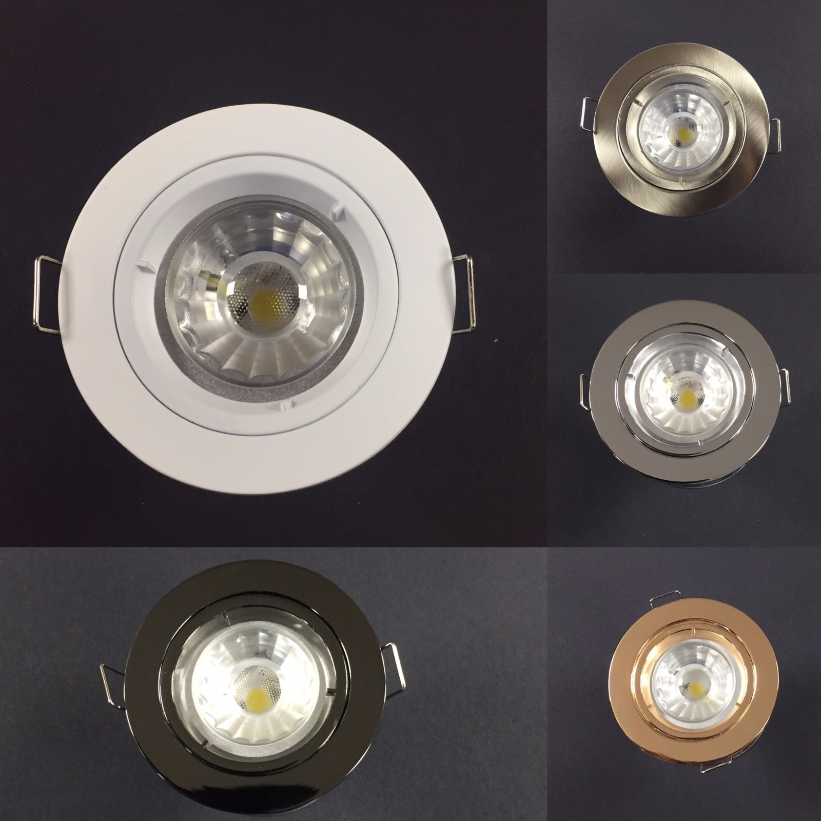 GU10 Led Recessed Twist Lock Lights Ceiling Spots Ceiling Downlight ...