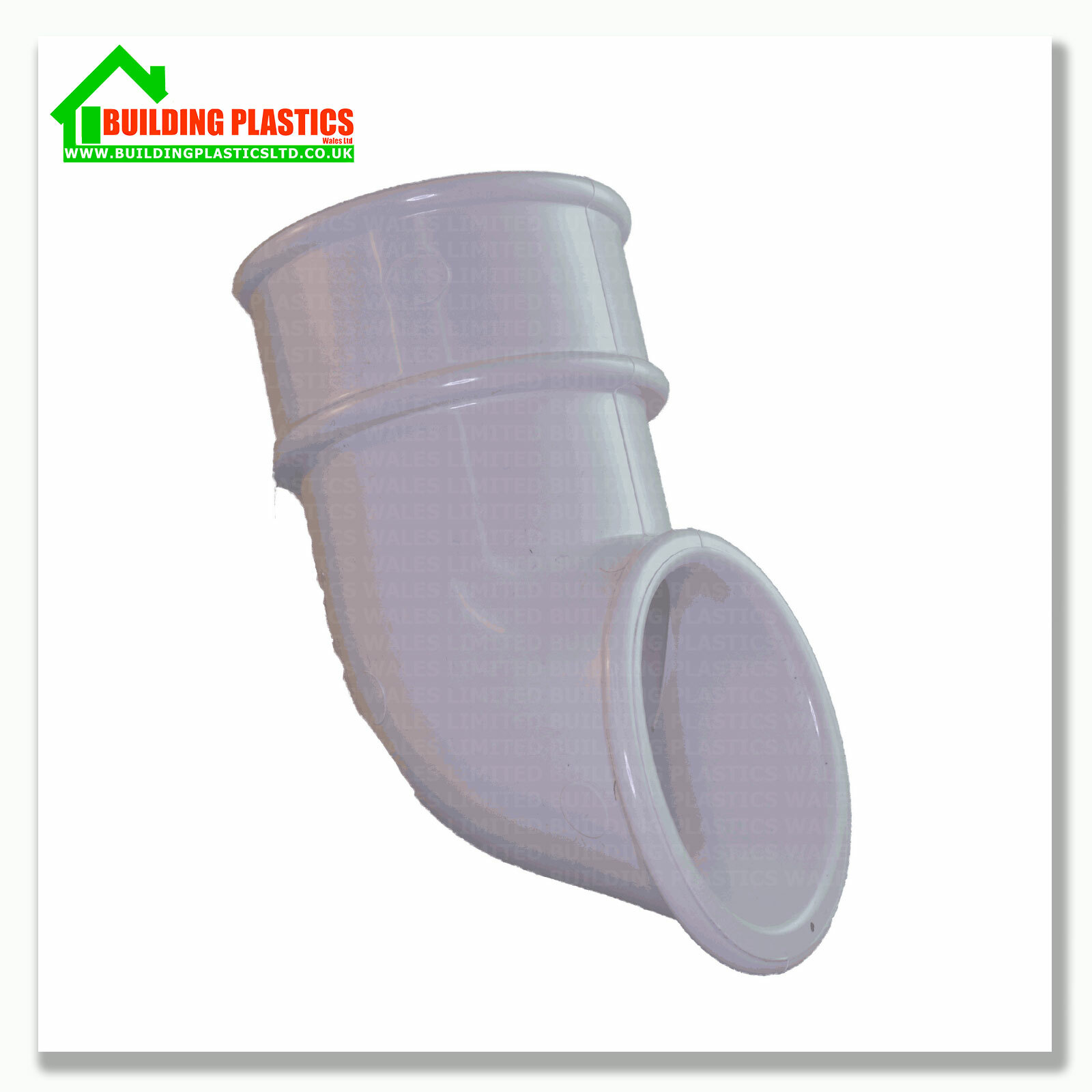PLASTIC HALF ROUND GUTTER - DOWNPIPE - FITTINGS 112mm HALF ROUND WHITE ...
