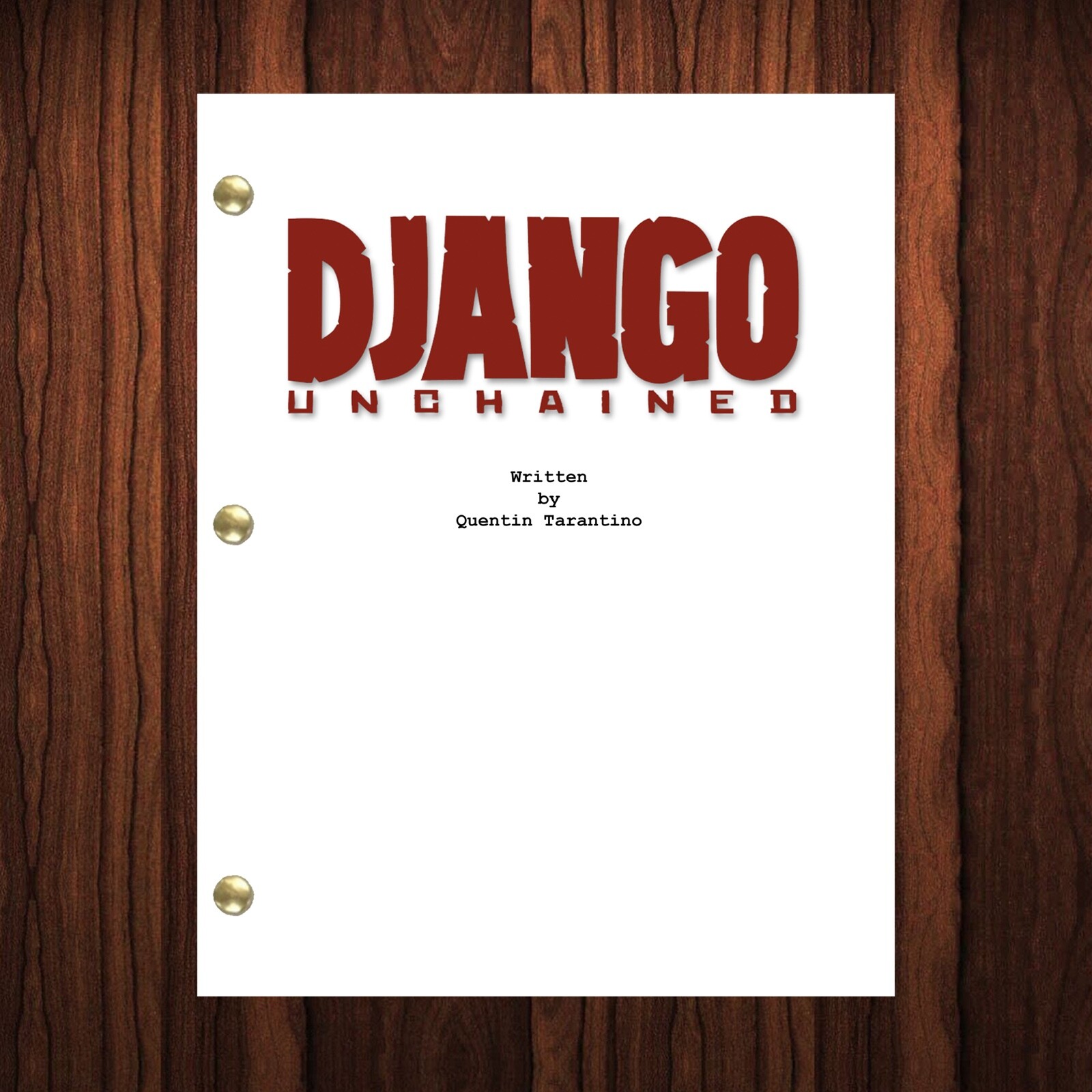 Django Unchained Movie Script Reprint Full Screenplay Full ScriptのeBay ...