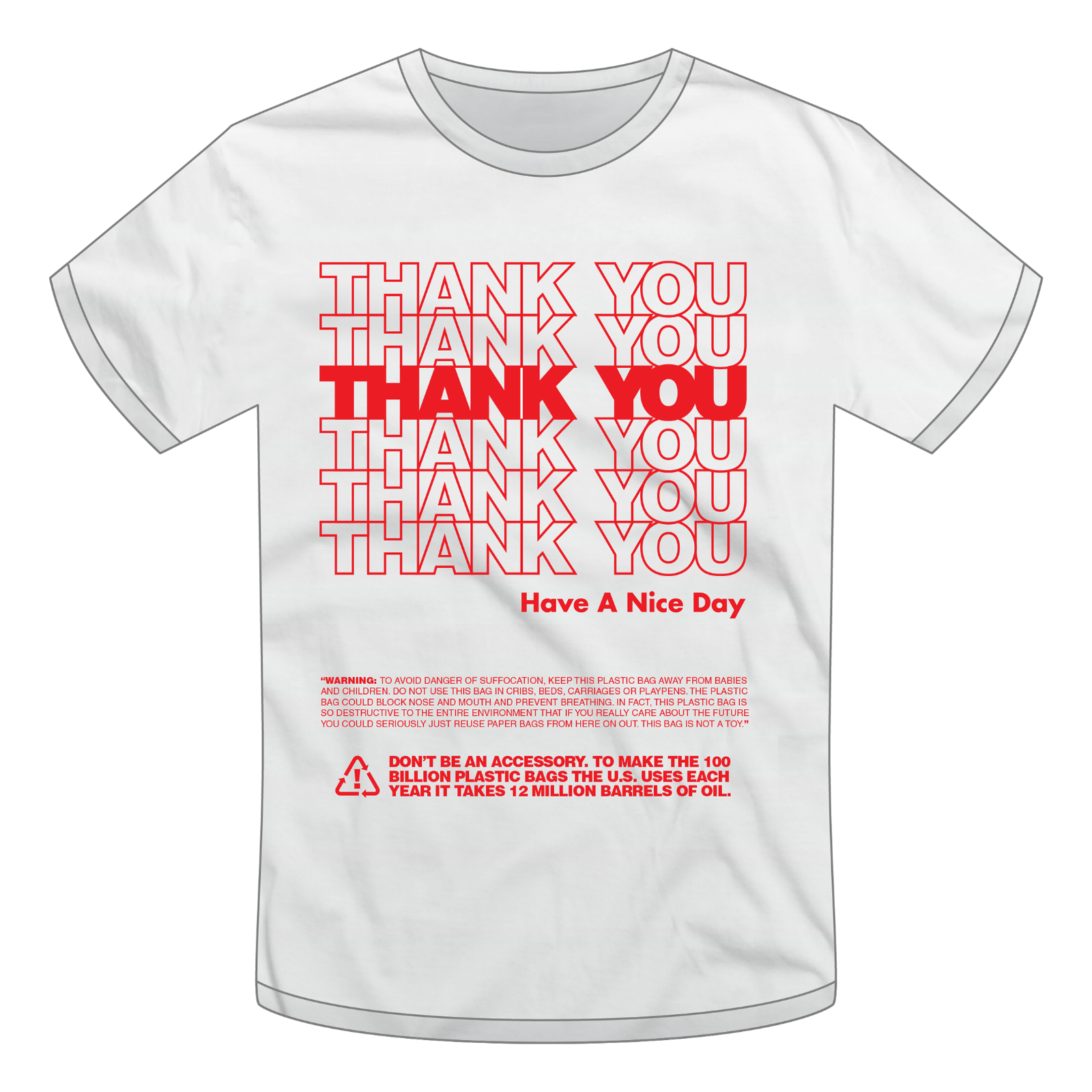 Take out Chinese Fast Food Plastic Bag THANK YOU Unisex T shirt S XL eBay