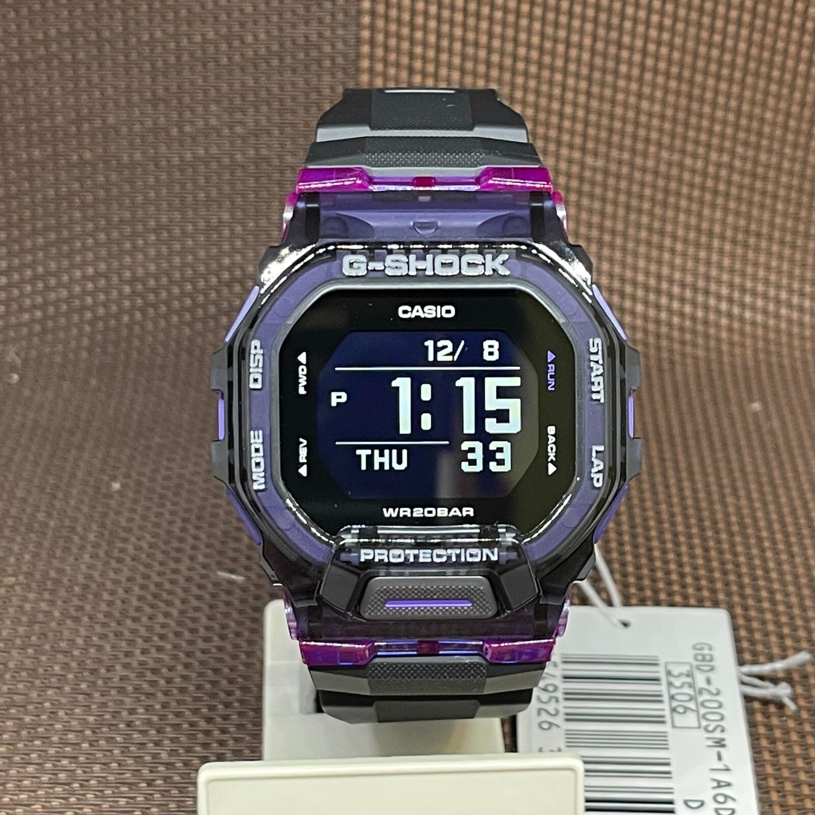 Casio G-Shock GBD-200SM-1A6 G-Squad Vital Bright Purple Casio G-Shock GBD-200SM-1A6 G-Squad Vital Bright Purple