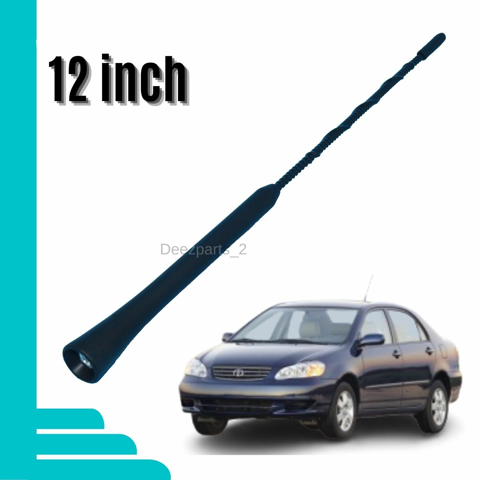 12 Antenna Black for Toyota Corolla 2003 2008