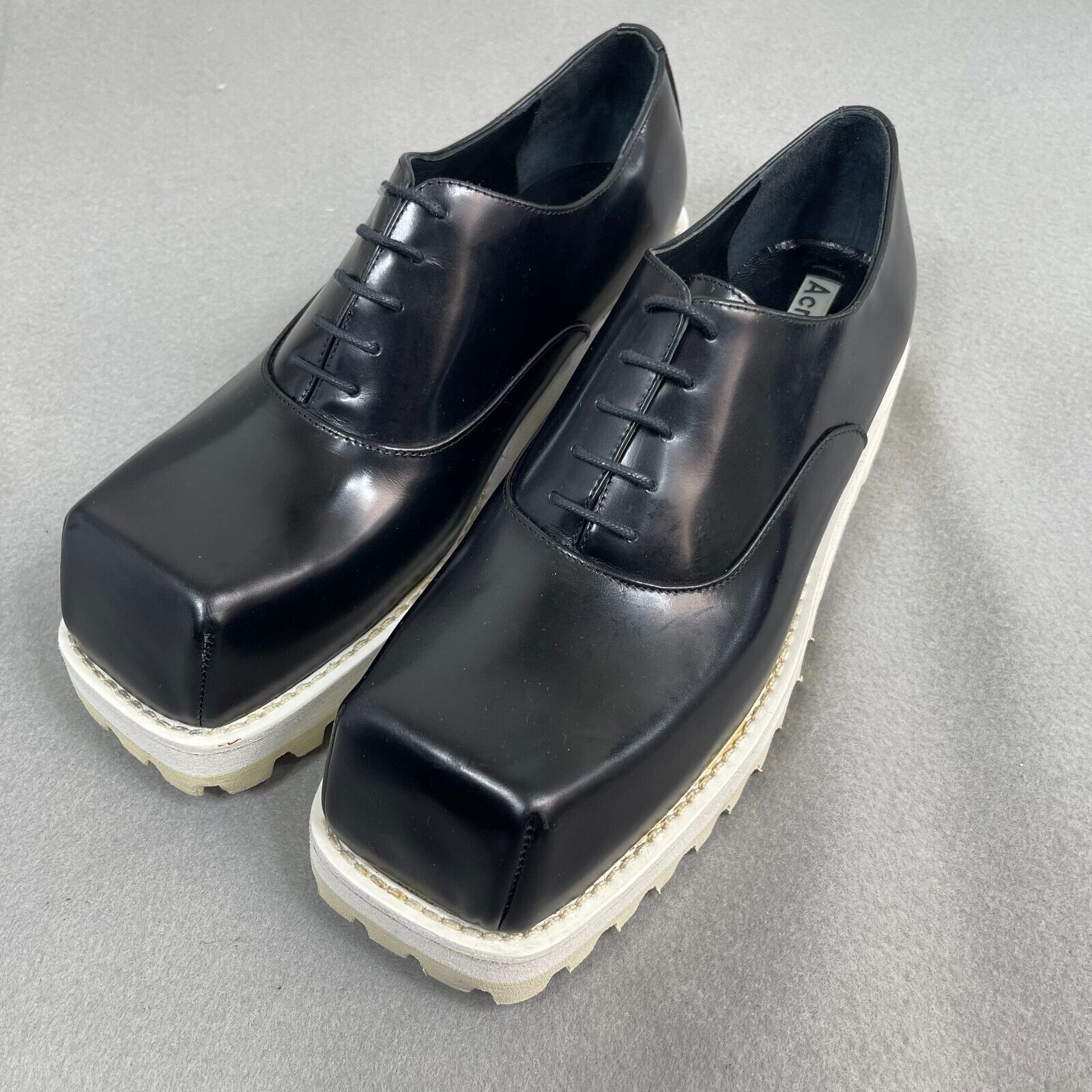 Acne Studios Quad Contrast Oxfords Shoes Size 8 39EU Black Acne Studios Quad Contrast Oxfords Shoes Size 8 39EU Black