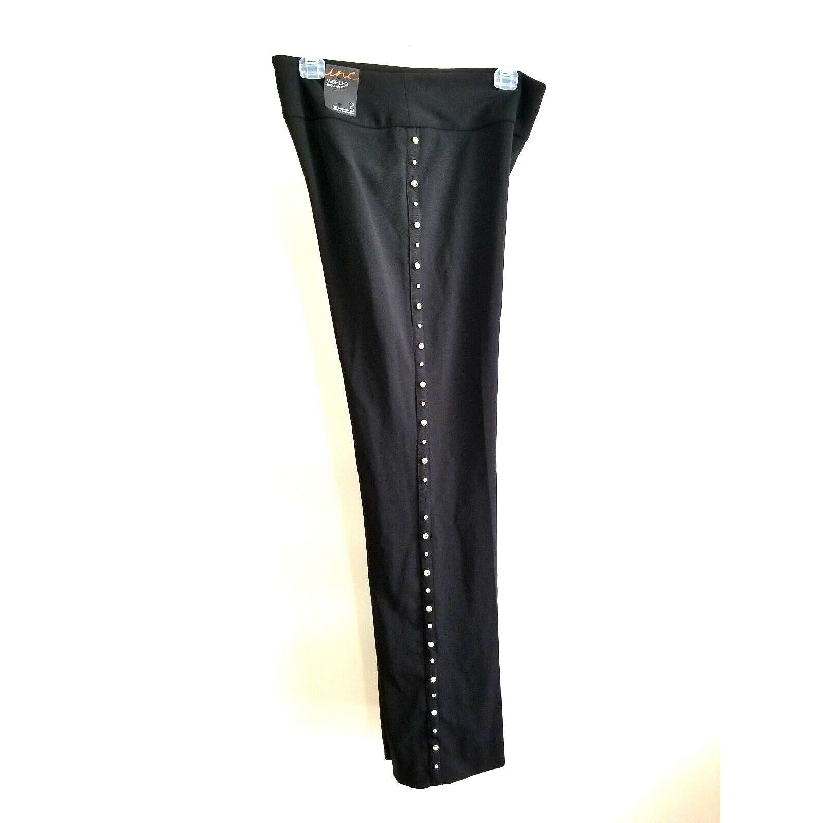 Inc Womens Studded Pants Size 2 Black MSRP $99 W28 X 33 | eBay Inc Womens Studded Pants Size 2 Black MSRP $99 W28 X 33 | eBay