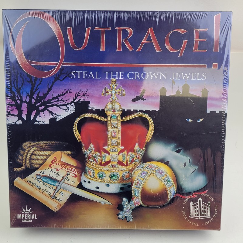 Outrage! Steal the Crown Jewels (1992) – Board Game Guys