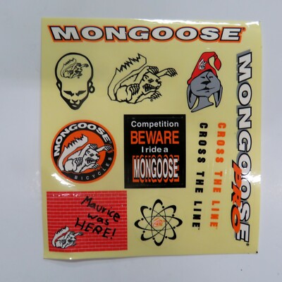 Decals, Stickers - Mongoose Decals - Nelo's Cycles