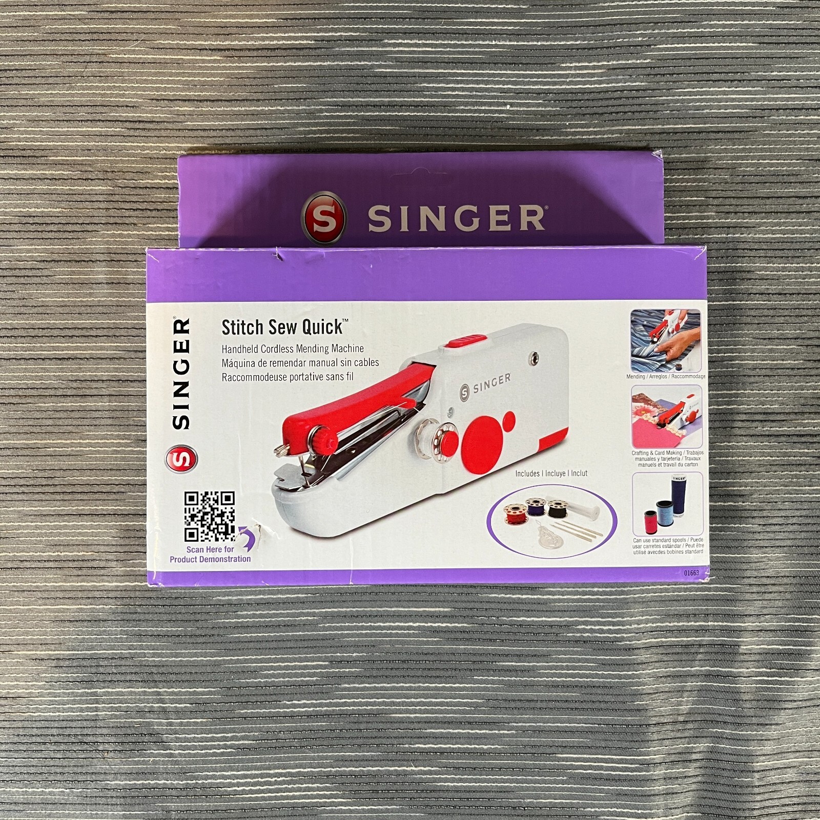 Cordless Hand Held Singer Stitch Quick Sewing Machine