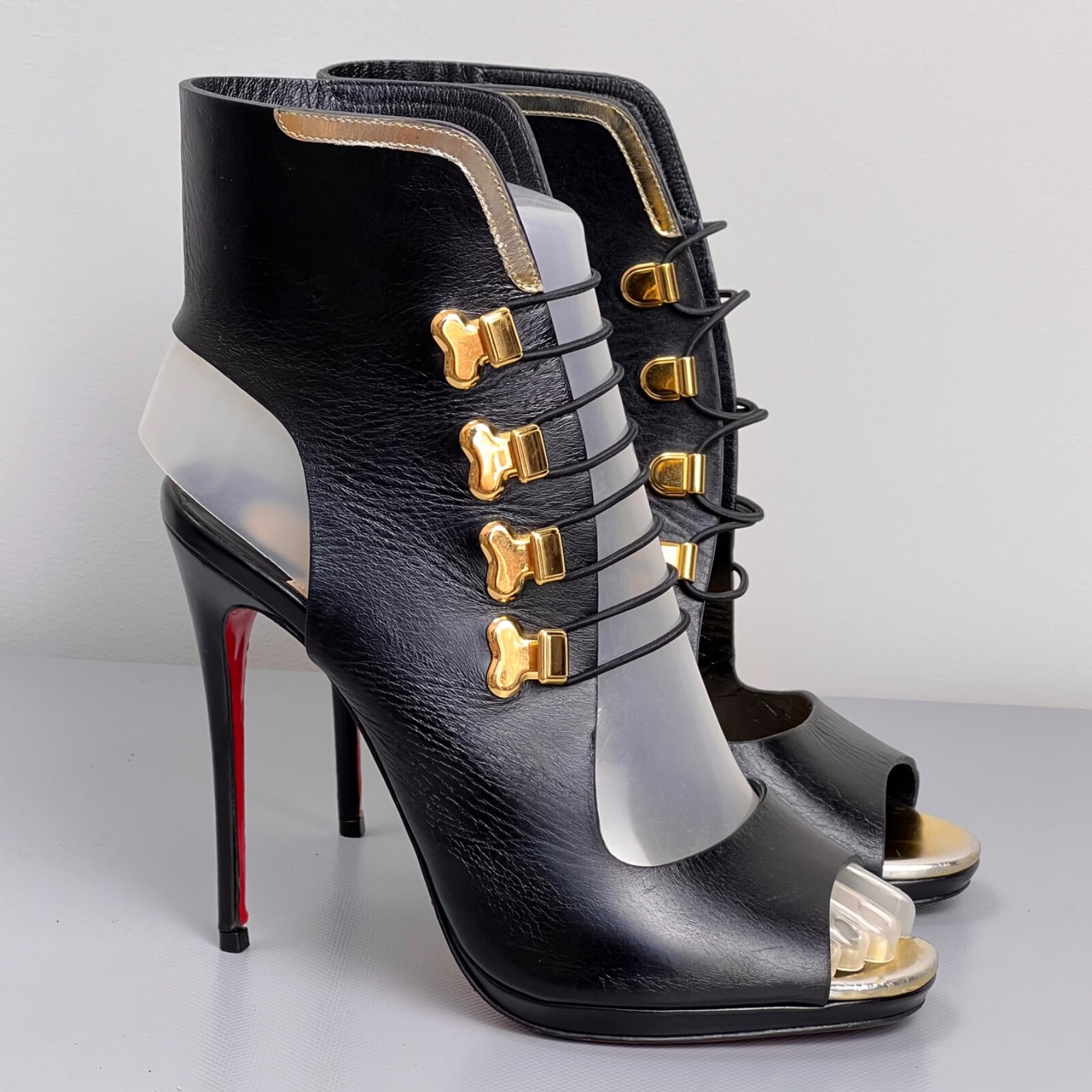 CHRISTIAN LOUBOUTIN Troubida 120 Pumps Heels Shiny Calf CHRISTIAN LOUBOUTIN Troubida 120 Pumps Heels Shiny Calf