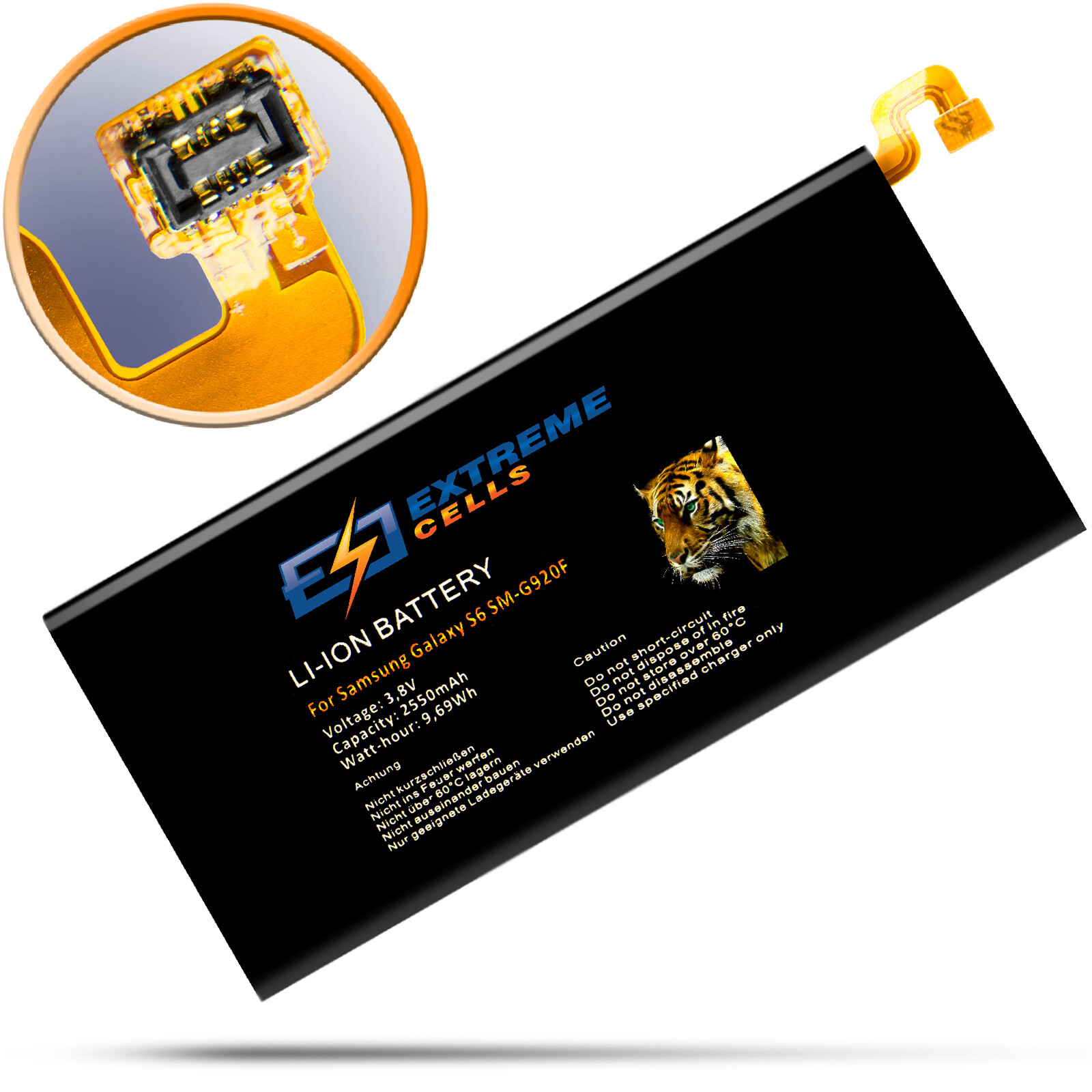 Extremecells Batterie Remplacement Pour Samsung Galaxy S6 SM-G920F EB ...