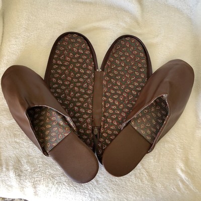 Mens Vintage Style Slippers, House Shoes