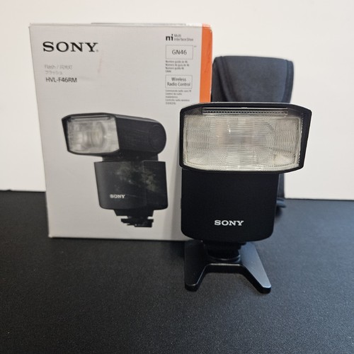 Sony HVL-F46RM Compact Wireless Radio Control External Flash | Pricetronic