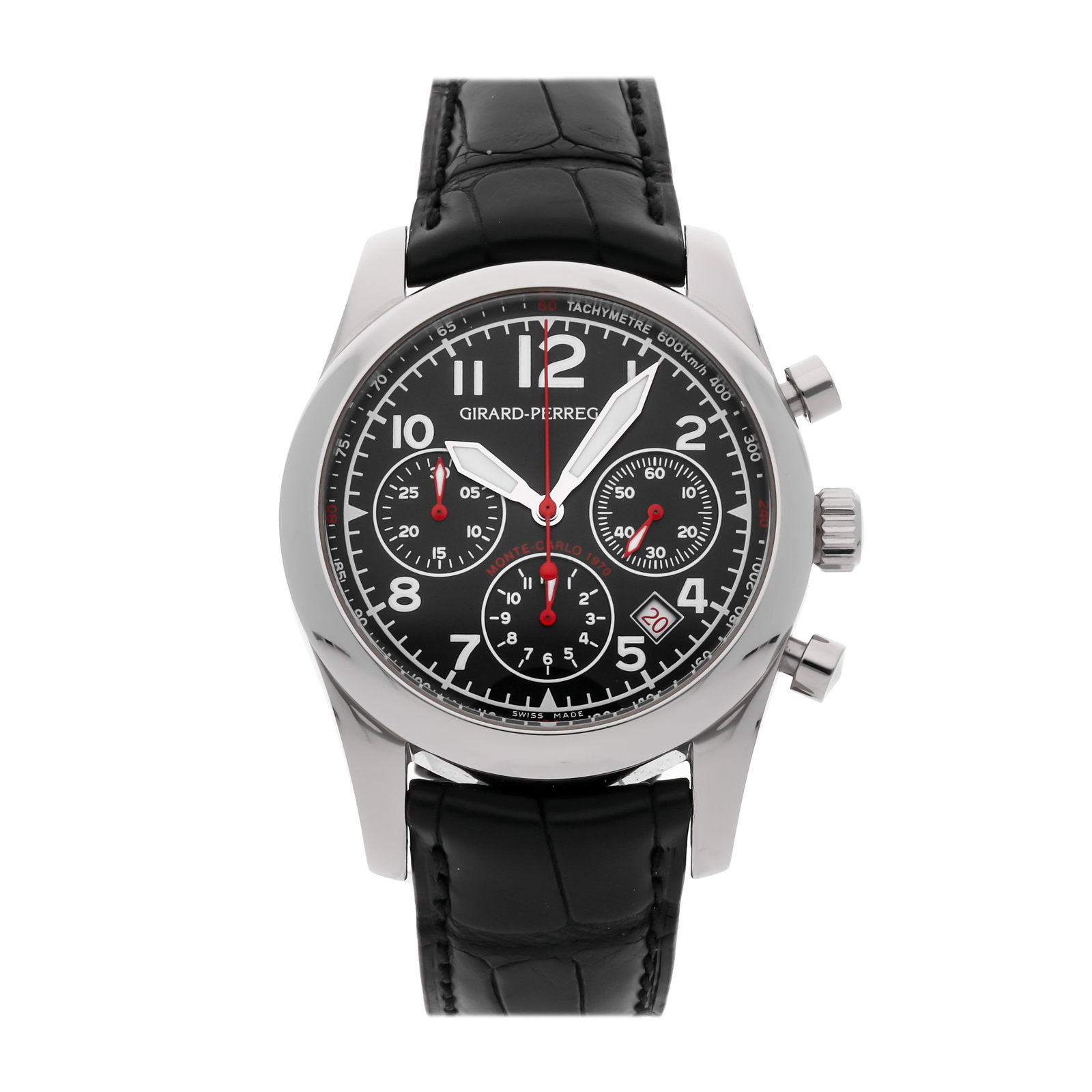 Girard-Perregaux Monte Carlo Men's Black Watch - 49581 for sale online | eBay