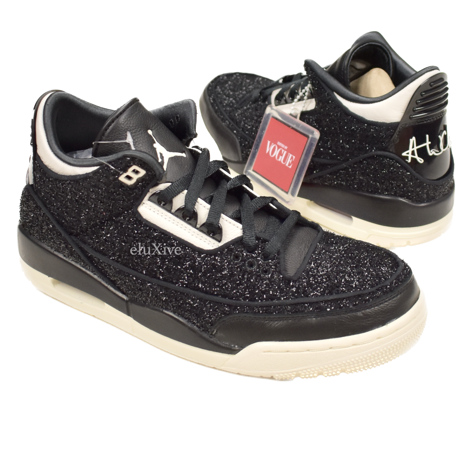 NWT Nike Vogue Air Jordan 3 RTR SE AWOK NRG Black Sneaker NWT Nike Vogue Air Jordan 3 RTR SE AWOK NRG Black Sneaker