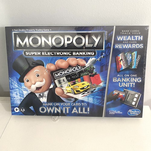 New Sealed | Hasbro Monopoly Super Electronic Banking Board Game New Sealed | Hasbro Monopoly Super Electronic Banking Board Game
