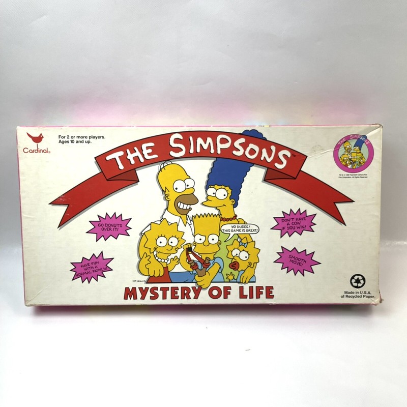 The Simpsons Mystery of Life (1990) Board Game – Board Game Guys