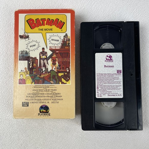 Batman The Movie VHS Playhouse Video
