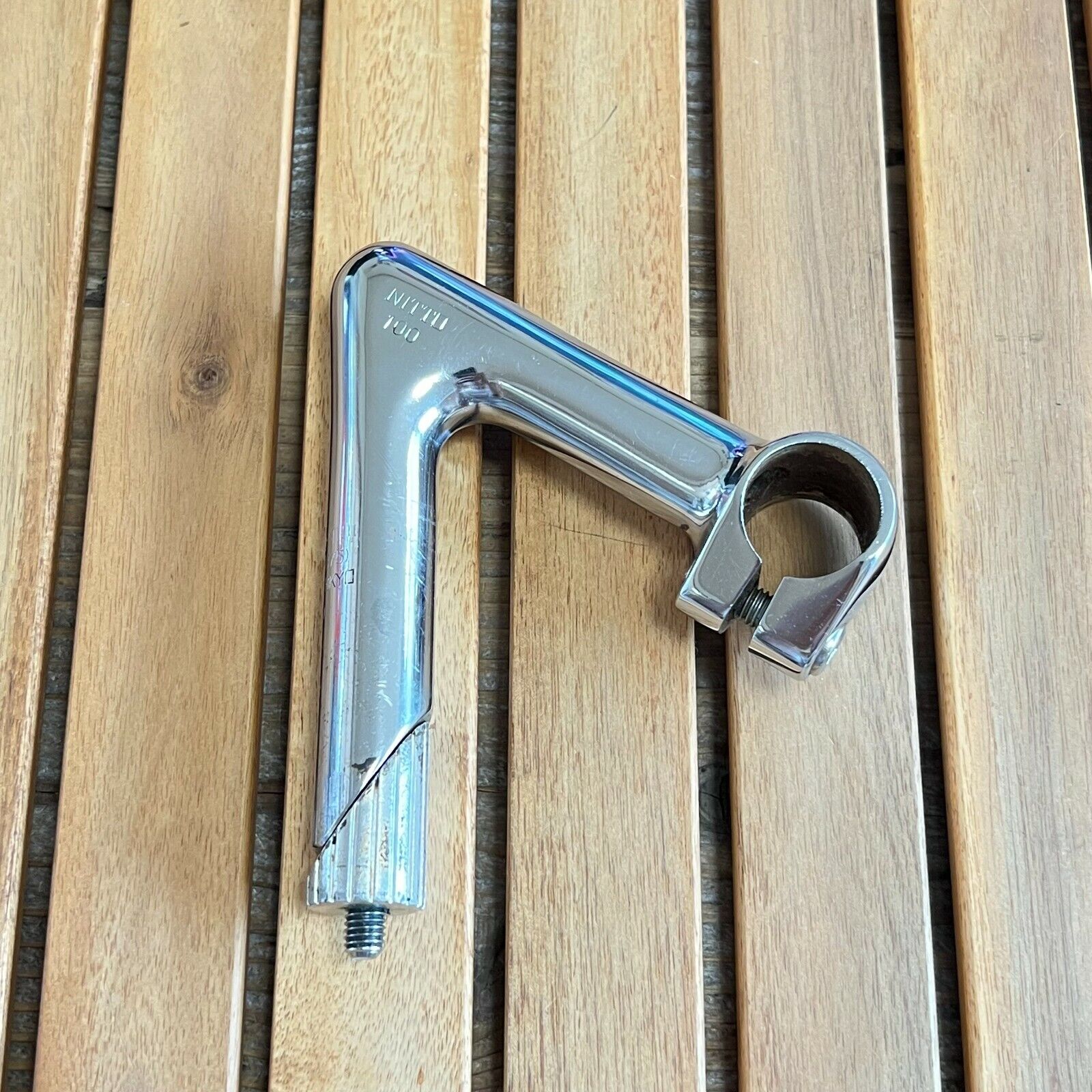 NITTO NJS KEIRIN Stem 100mm 22.2mm 25.4mm Steel Track Pista NITTO NJS KEIRIN Stem 100mm 22.2mm 25.4mm Steel Track Pista