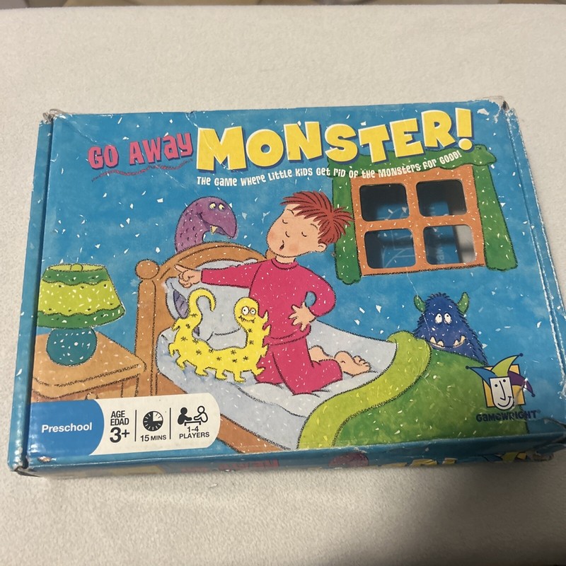 Go Away Monster! (1997) Board Game – Board Game Guys
