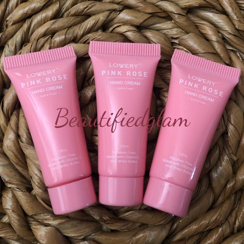 Deluxe Sample Size | 3 Lovery Pink Rose Hand Cream