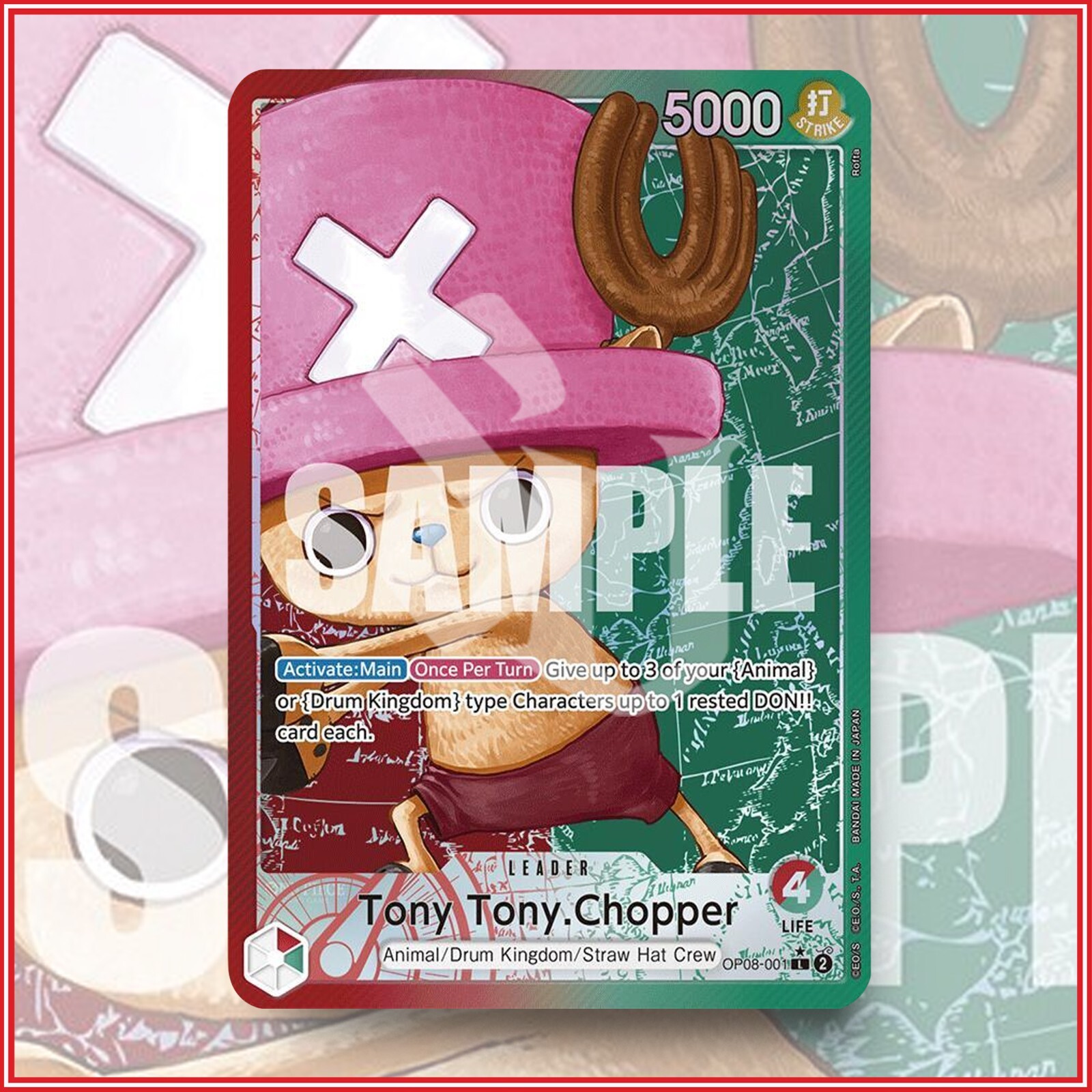 ONE PIECE TCG: Tony Tony.Chopper OP08-001 Leader Alt Art | Two LegendsのeBay公認海外通販｜セカイモン