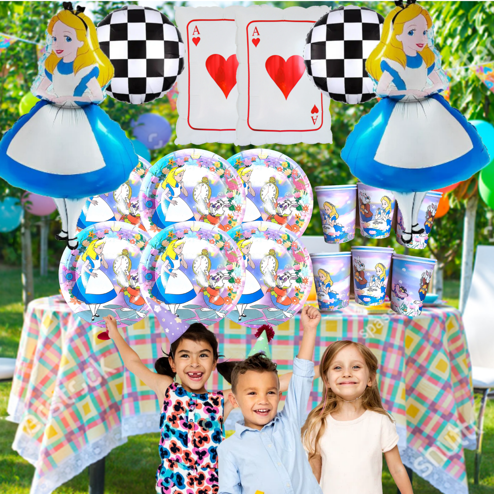 Alice in wonderland party supplies store